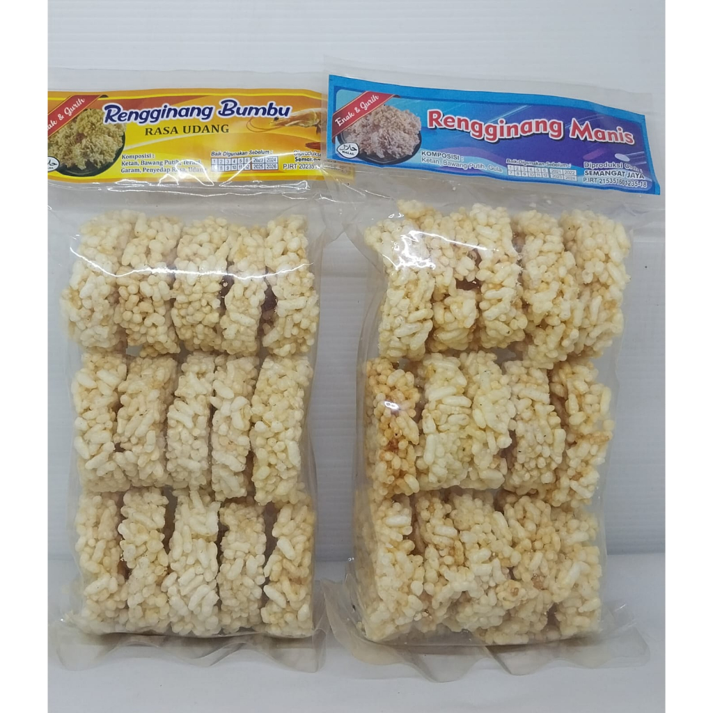 Jual Rengginang Bumbu Rasa Udang Dan Rengginang Manis Isi 15pcs Matang | Shopee Indonesia