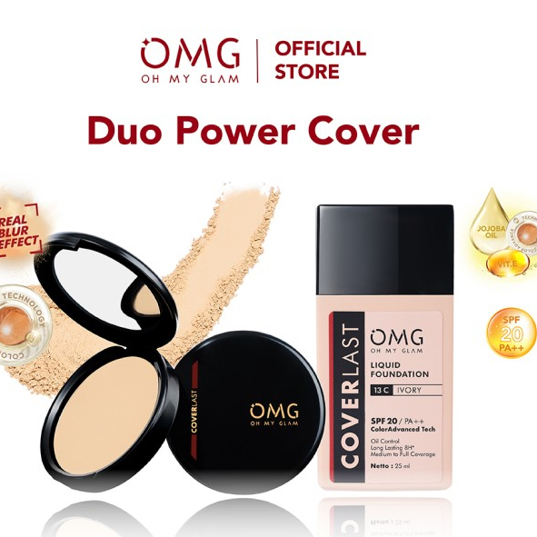 Jual OMG Oh My Glam Coverlast Liquid Foundation Alas Bedak / OMG Oh My ...