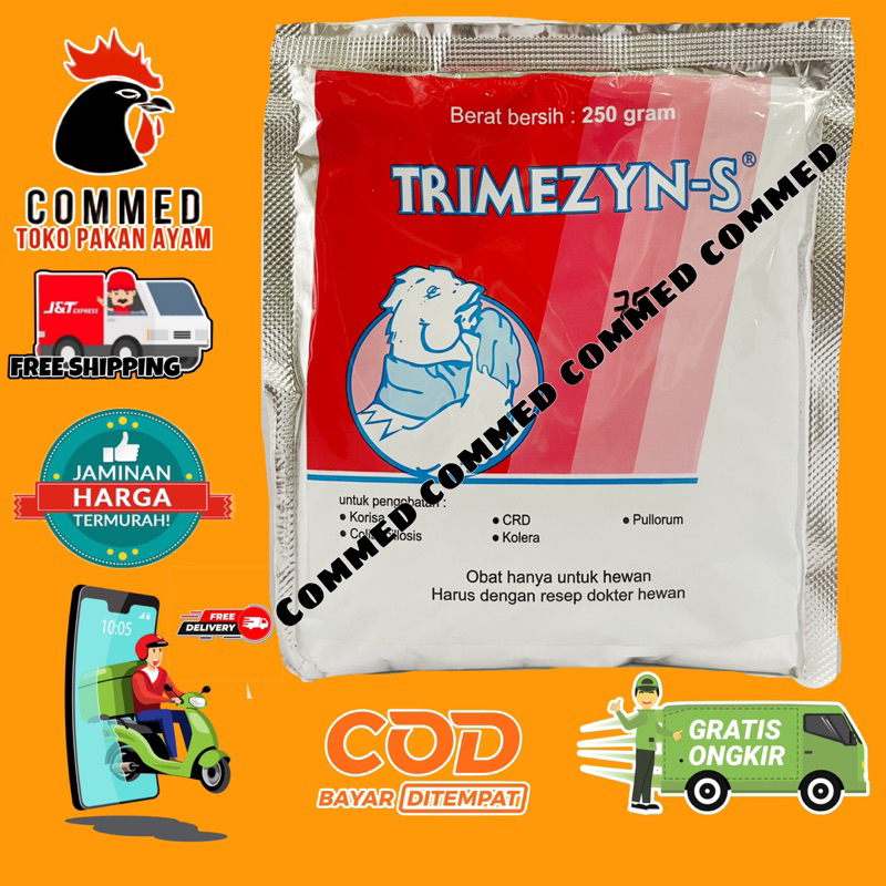 Jual TRIMEZIN 100gr dan 250 gr, obat hewan, vitamin ayam | Shopee Indonesia