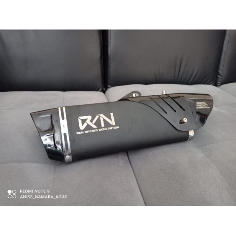 Jual Knalpot Racing RKN RACING EVO1 BLACK ORIGINAL!!! | Shopee Indonesia
