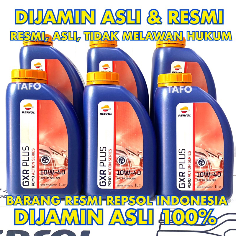 Jual OLI MESIN REPSOL GXR PLUS PCMO 10w-40 / REPSOL GXR PLUS 10w40 ...
