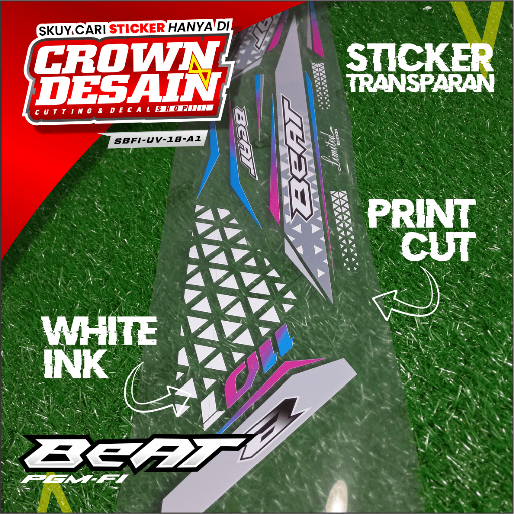 Jual Striping Transparan Beat FI 110 Variasi Maxdecal - Decal Striping ...