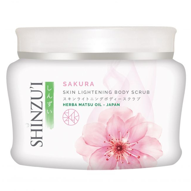 Jual SHINZUI BODY SCRUB 200gr LULUR BADAN SKIN LIGHTENING RED KIREI GREEN MATSU PINK SAKURA ...