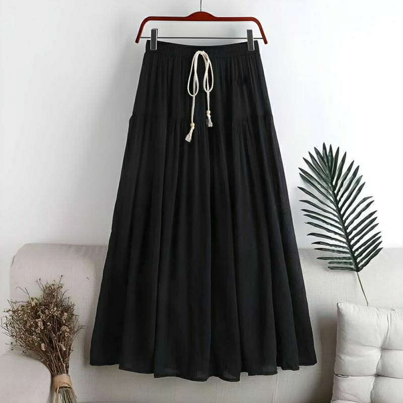 Jual Skirt Linen Wanita Jumbo | Rok Wanita Murah | Skirt Korea | Skirt ...