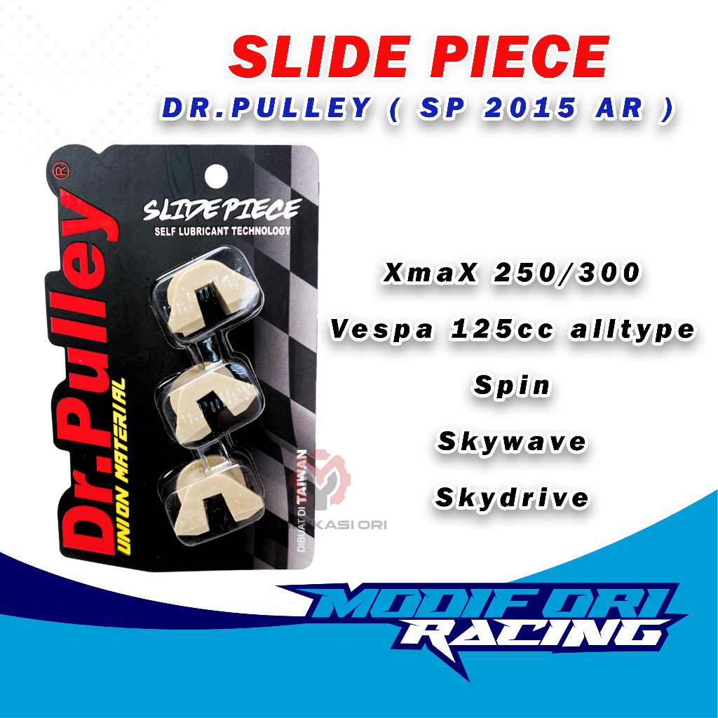 Jual Slide Piece XMAX 250 / 300cc Rumah roller Karet Slide Dr Pulley ...