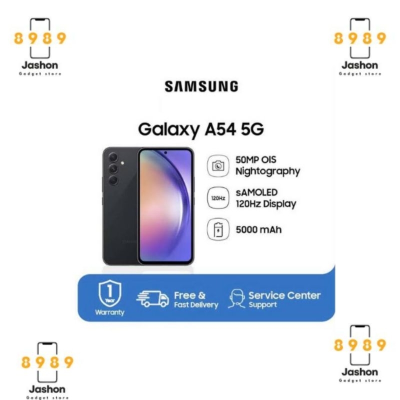 Jual SAMSUNG GALAXY A54 RAM 8+8GB ROM 256GB DAN 128GB GARANSI RESMI ...