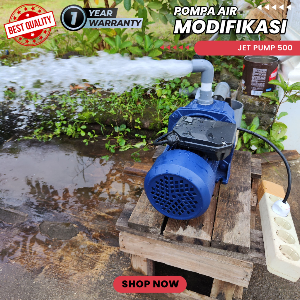 Jual [GARANSI 1 TAHUN] Pompa air modifikasi type jet pump 500 hemat ...