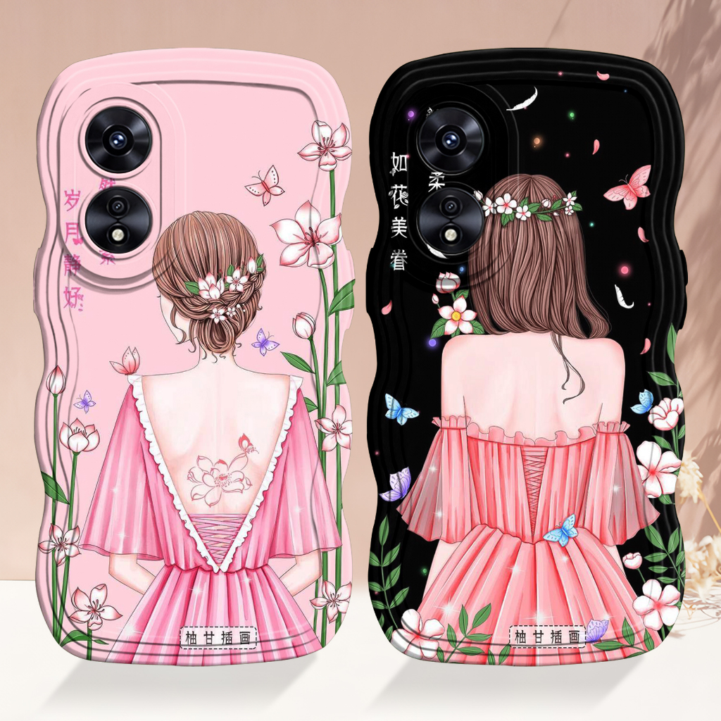 Jual CG40 CASING CASE GELOMBANG COCOK UNTUK OPPO A78 5G-OPPO A58 5G ...