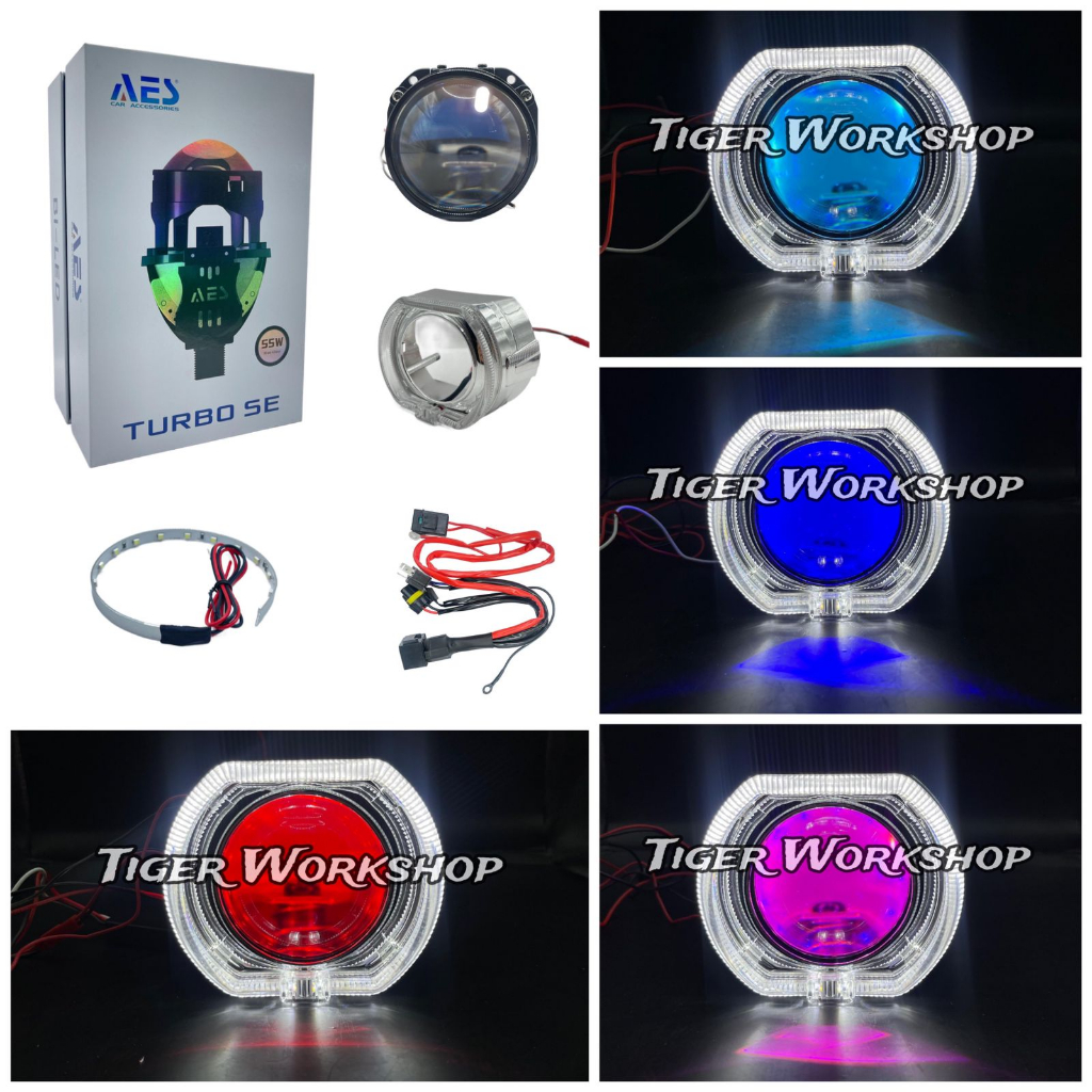 Jual COMBO PAKET HEMAT BILED AES TURBO SE Non Laser 55 WATT ORIGINAL ...