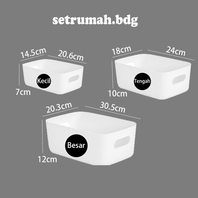 Jual SETRUMAH || box penyimpanan barang || Storage Box Organiser Kotak ...