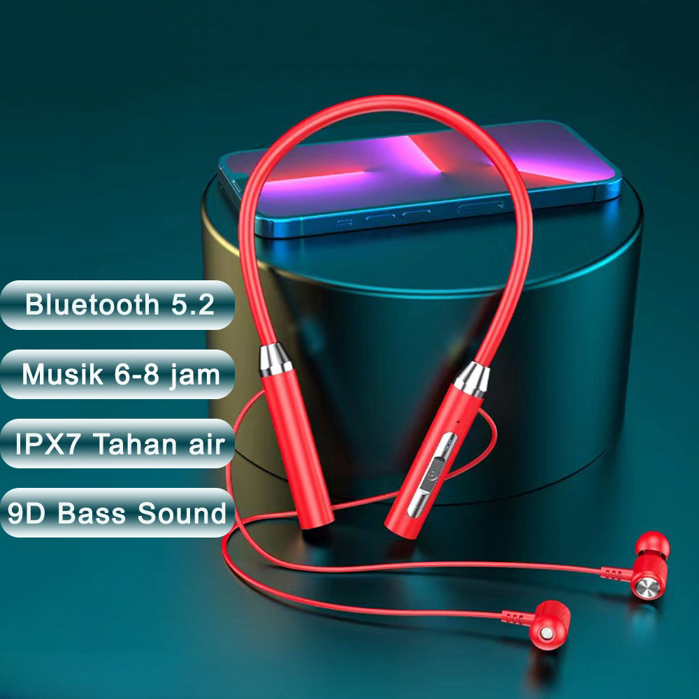 Jual Olahraga tws Neck Headset Bluetooth leher olahraga Adsorpsi ...