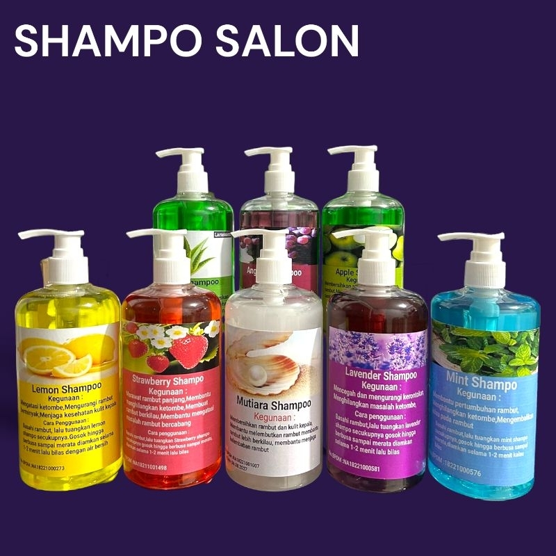 Jual Shampoo Salon Pump 500ml BPOM | Shopee Indonesia