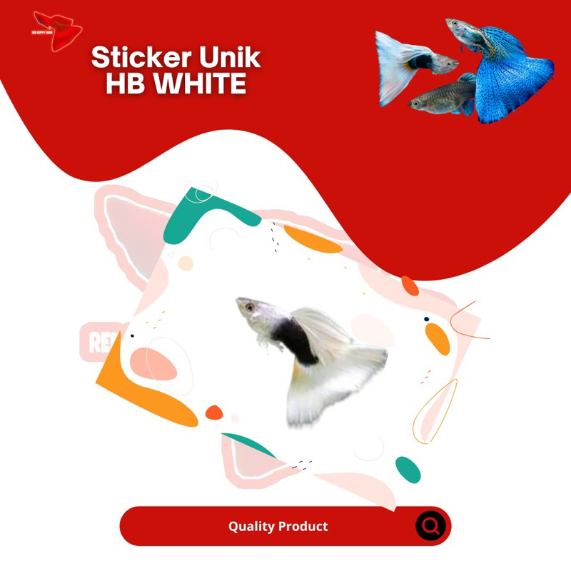 Jual STICKER UNIK HB WHITE | Shopee Indonesia