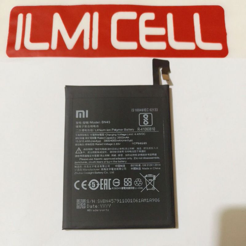 Jual BATRE REDMI NOTE 5 / NOTE 5 PRO BN45 ORI BRADER PARTS | Shopee ...