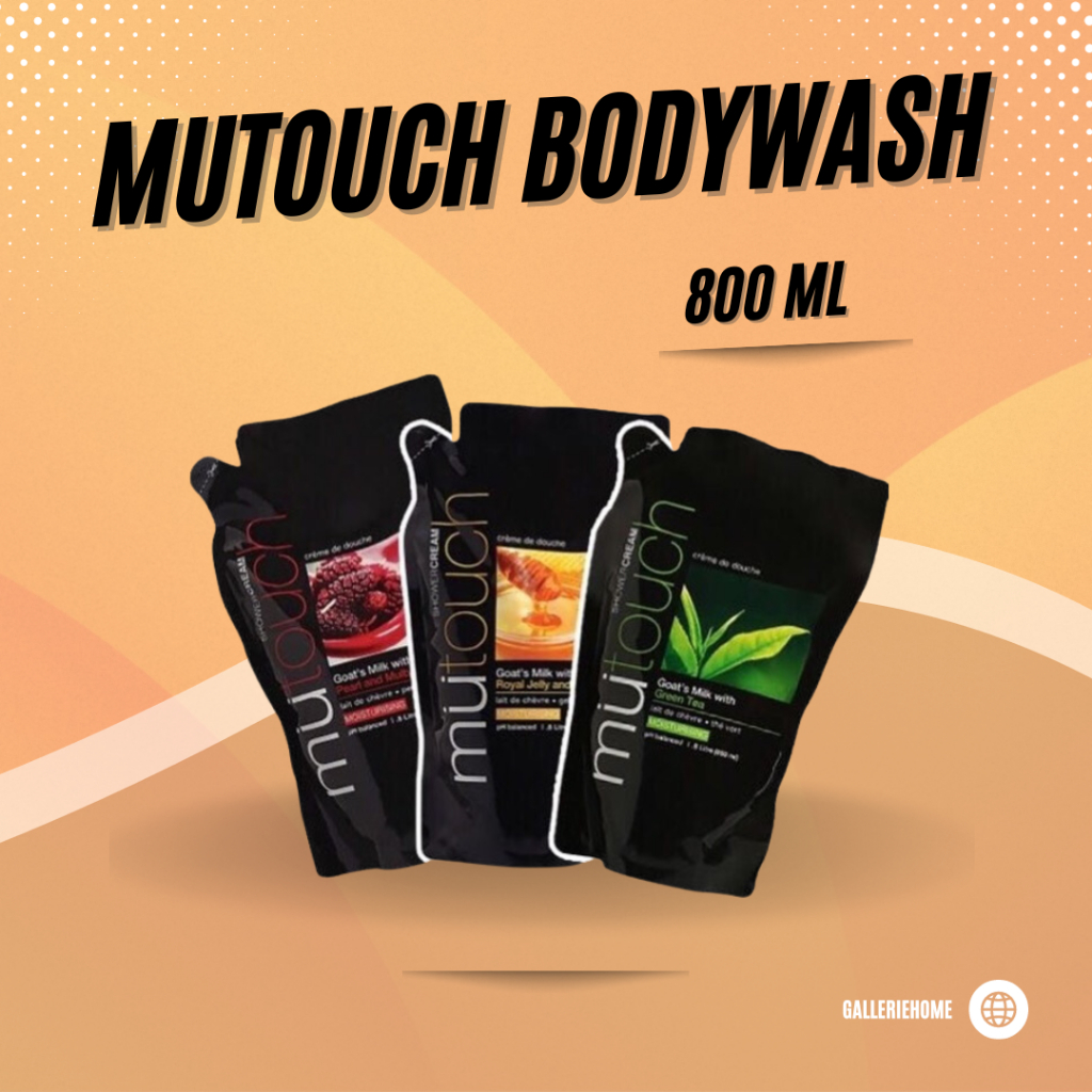 Jual MuTouch Goats Milk Shower Cream Refill 800 mL | Shopee Indonesia