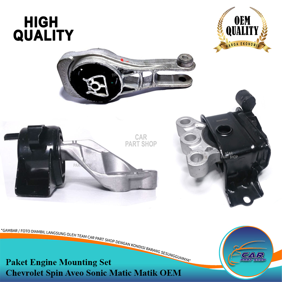 Jual Paket Engine Mounting Set Chevrolet Spin Aveo Sonic Matic Matik ...