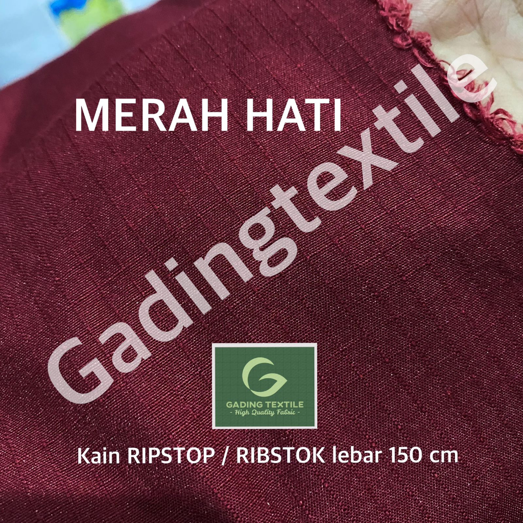 Jual ( per 1 roll ) kain ripstop ribstok ripstok bultop polyester lebar ...
