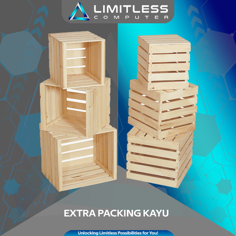 Jual Extra Packing Kayu Khusus Pembelian Product di Limitless Computer ...