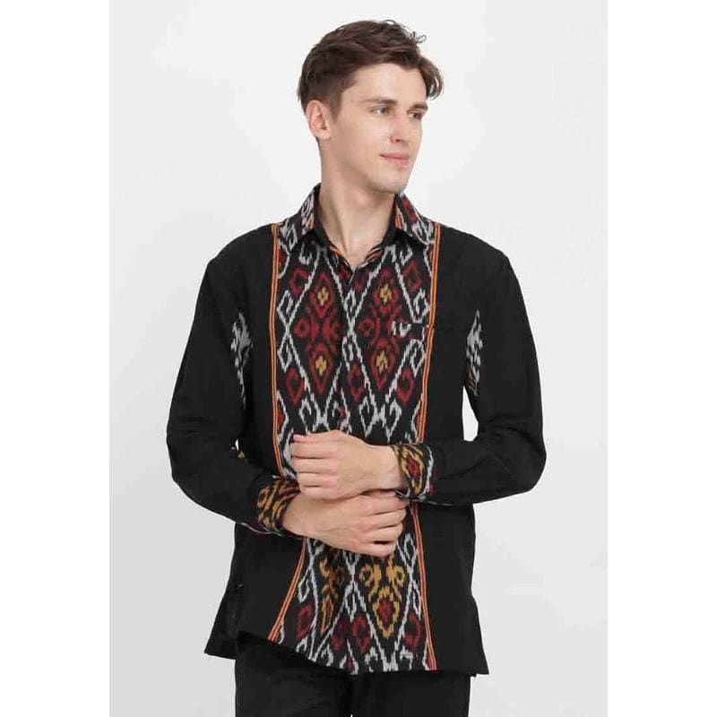 Jual READY KEMEJA BATIK TENUN PRIA LENGAN PANJANG KEMEJA TENUN TROSO ...