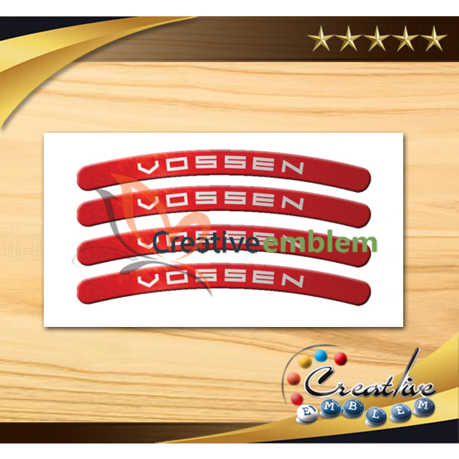 Jual Sticker Timbul / Emblem VOSSEN Custom 4 pcs | Shopee Indonesia