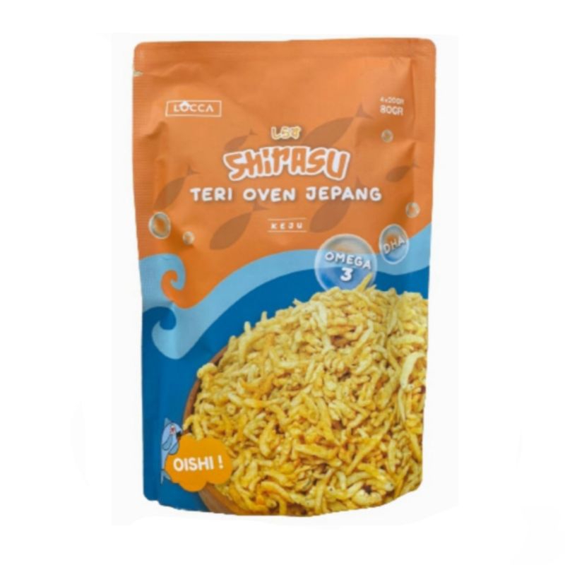 Jual LOCCA Shirasu Snack Teri Jepang Keju (4 sachet) | Shopee Indonesia