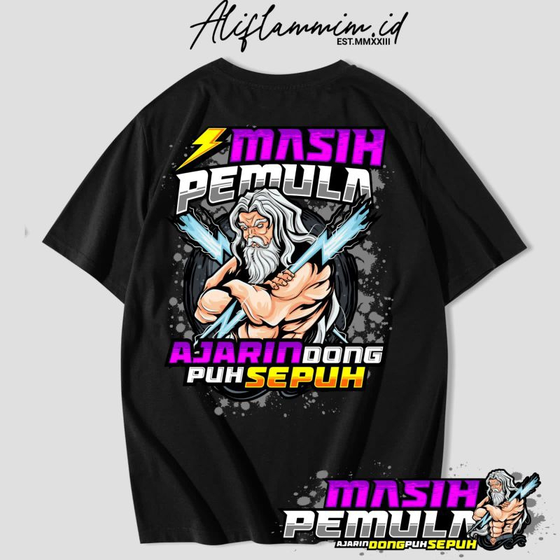 Jual DTF | KAOS MASIH PEMULA KAKE ZEUS AJARIN DONG PUH SEPUH VIRAL ...