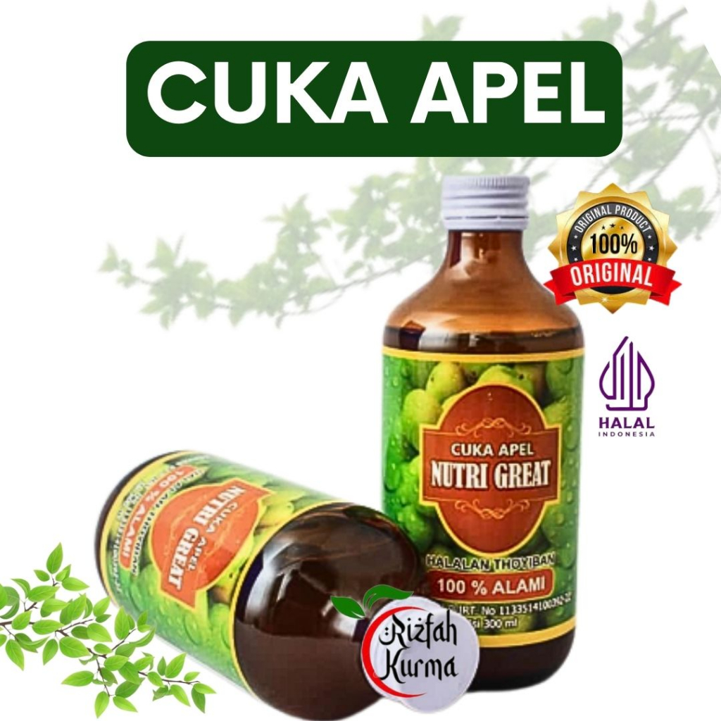 Jual Cuka Apel Nutri Great Makkata Natural With The Mother - Menurunkan ...