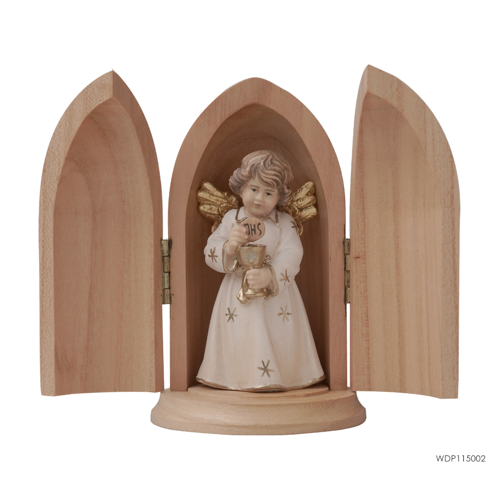 Jual Patung Kayu Angel Communion 7/10 cm Italy Devosi Katolik | Shopee ...