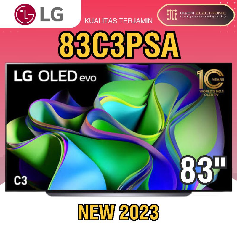 Jual LG 83C3 OLED TV 83 INCH SMART TV UHD 4K DOLBY VISION ATMOS 83C3PSA ...