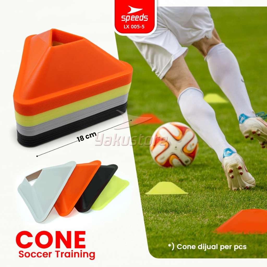 Jual SPEEDS Cone Mangkok Marker Lapangan Untuk Futsal, Sepak Bola atau ...