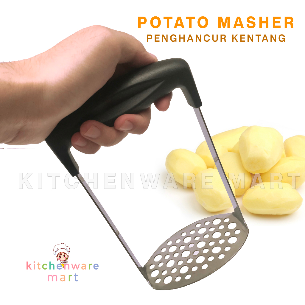 Jual Potato Masher / Penghalus Kentang Stainless penghancur kentang ...