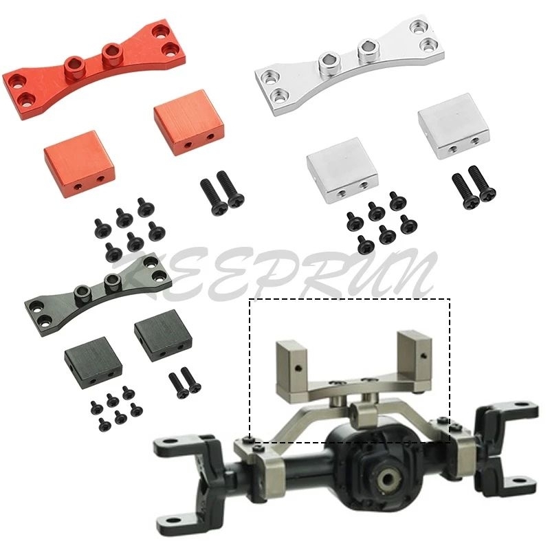 Jual mount servo dudukan servo di gardan RC MN WPL D90 d99 C24 c34 dll ...