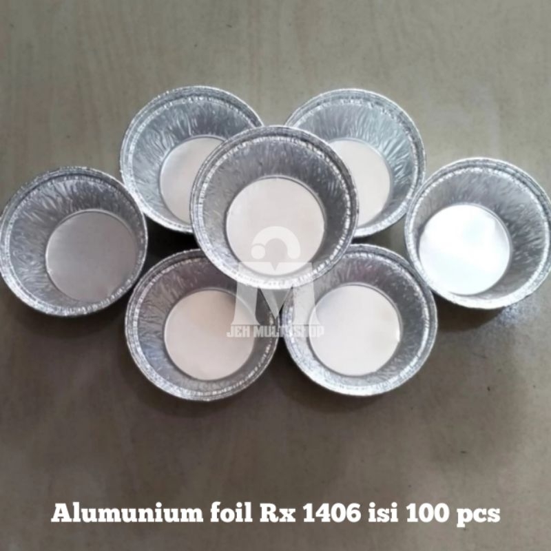Jual Alumunium foil RX 1406 isi 100 & 50 pcs tantpa tutup | Shopee Indonesia