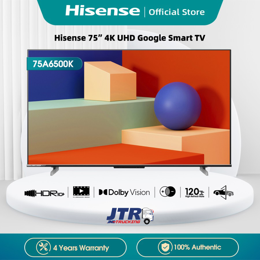 Jual Hisense 75 Inch 4K UHD Google TV Dolby System - 75A6500K | Shopee ...