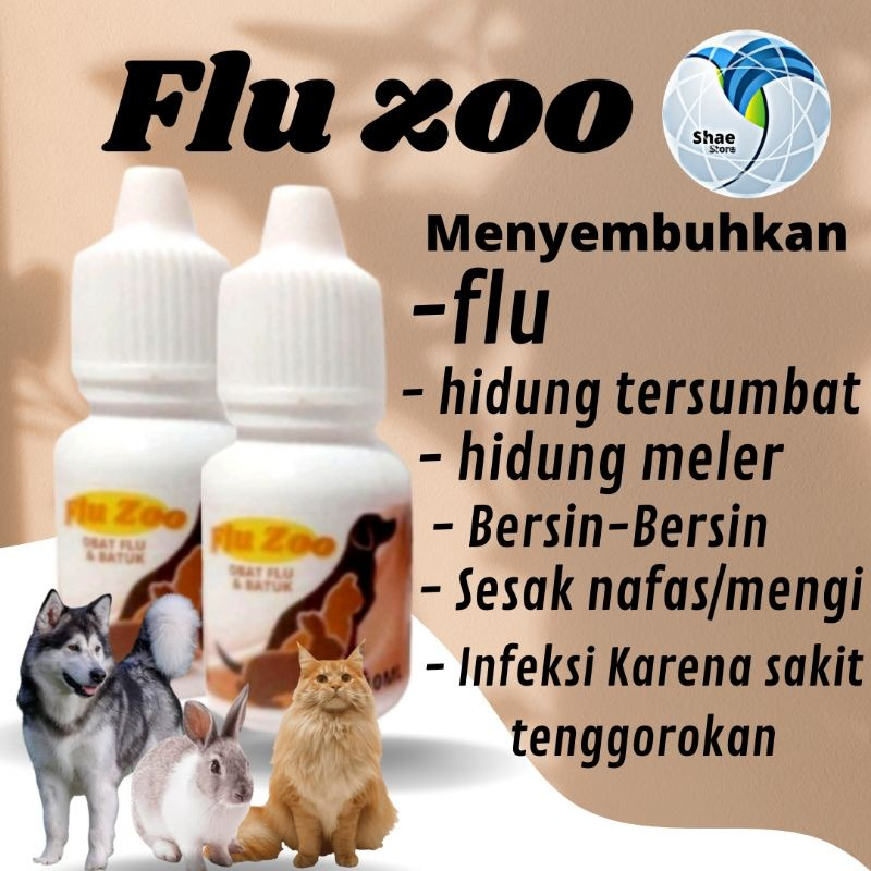 Jual Flu Zoo 10ml Obat Flu Kucing Pilek Ngorok Infeksi Pernafasan ...