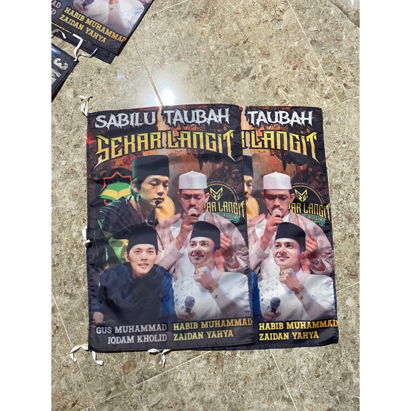 Jual Bendera Majelis Gus iqdam & habib zaidan ( Free sticker )( MJS 018 ...