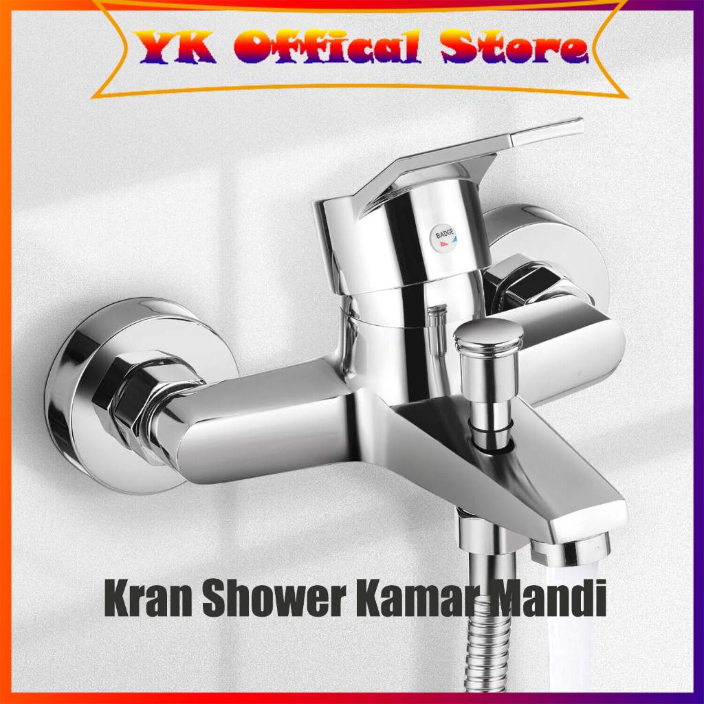 Jual Kran Shower Keran Kamar Mandi Bathub Air Panas Dingin Keran Mixer ...