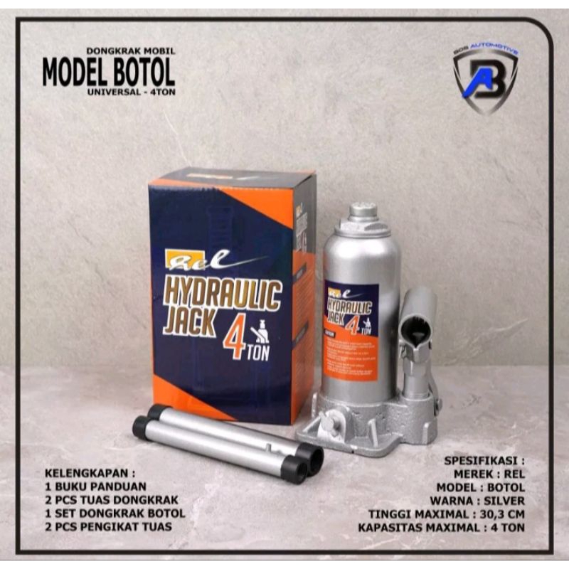 Jual dongkrak hydrolic jack reel kapasitas 4 TON | Shopee Indonesia