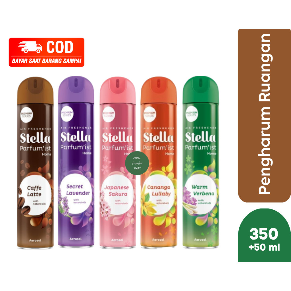 Jual Stella Aerosol Spray Parfum'ist 350+50 ml - Pengharum Ruangan ...