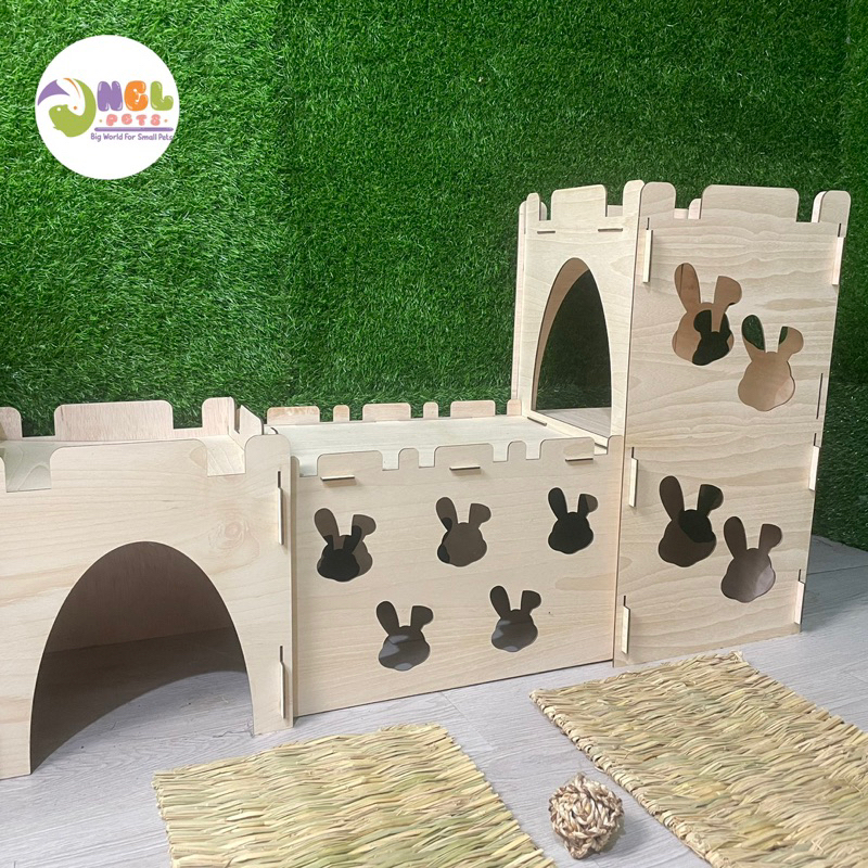 Jual ONEL MILKA CRAFT RABBIT HOUSE/tunnel kelinci/rumah kelinci/tunnel ...