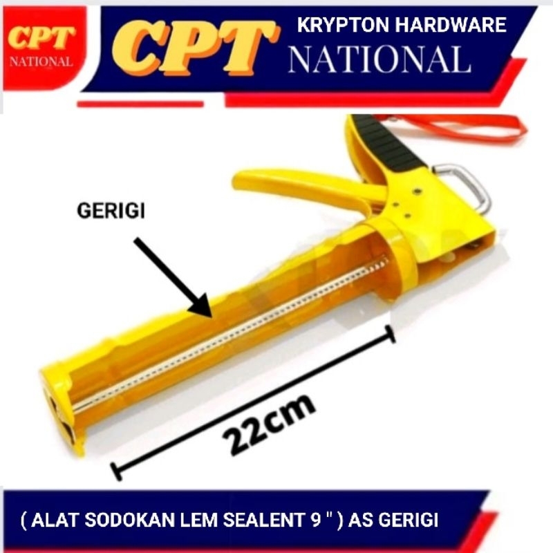 Jual CPT national caulkin gun / alat sodokan lem tabung SEALENT 9 ...