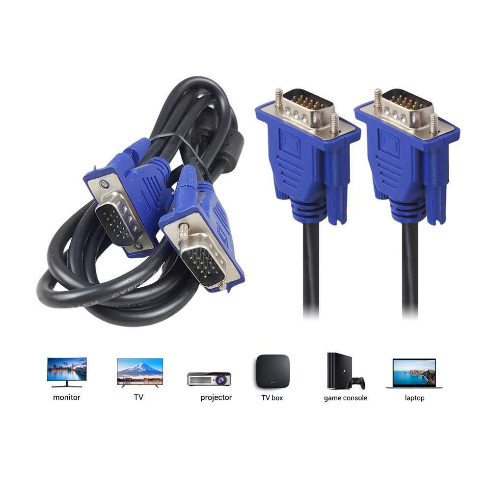 Jual Kabel VGA to VGA 1,5 Meter | Shopee Indonesia