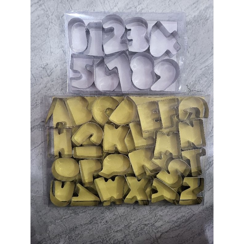 Jual Cetakan huruf dan angka tumpeng bahan stainless anti karat ...