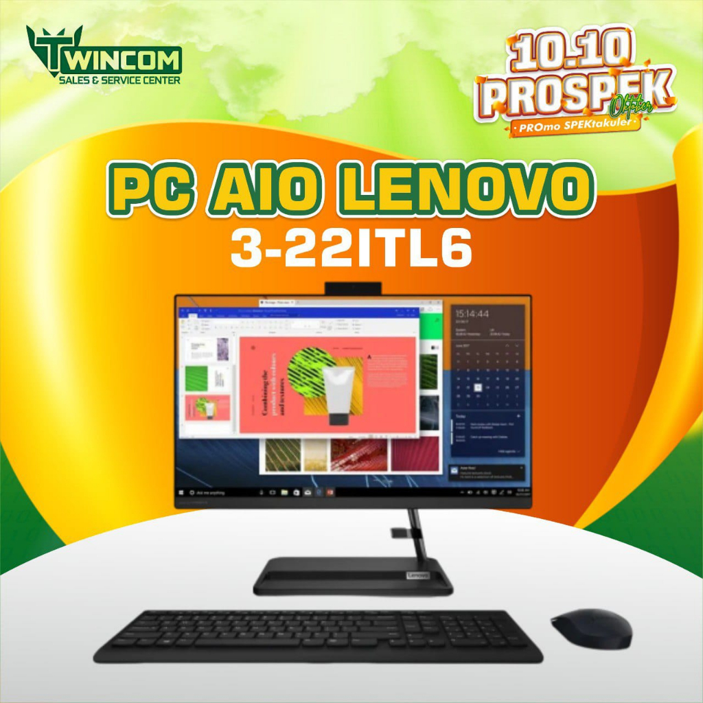Jual PC AIO LENOVO 3-22ITL6 | Shopee Indonesia