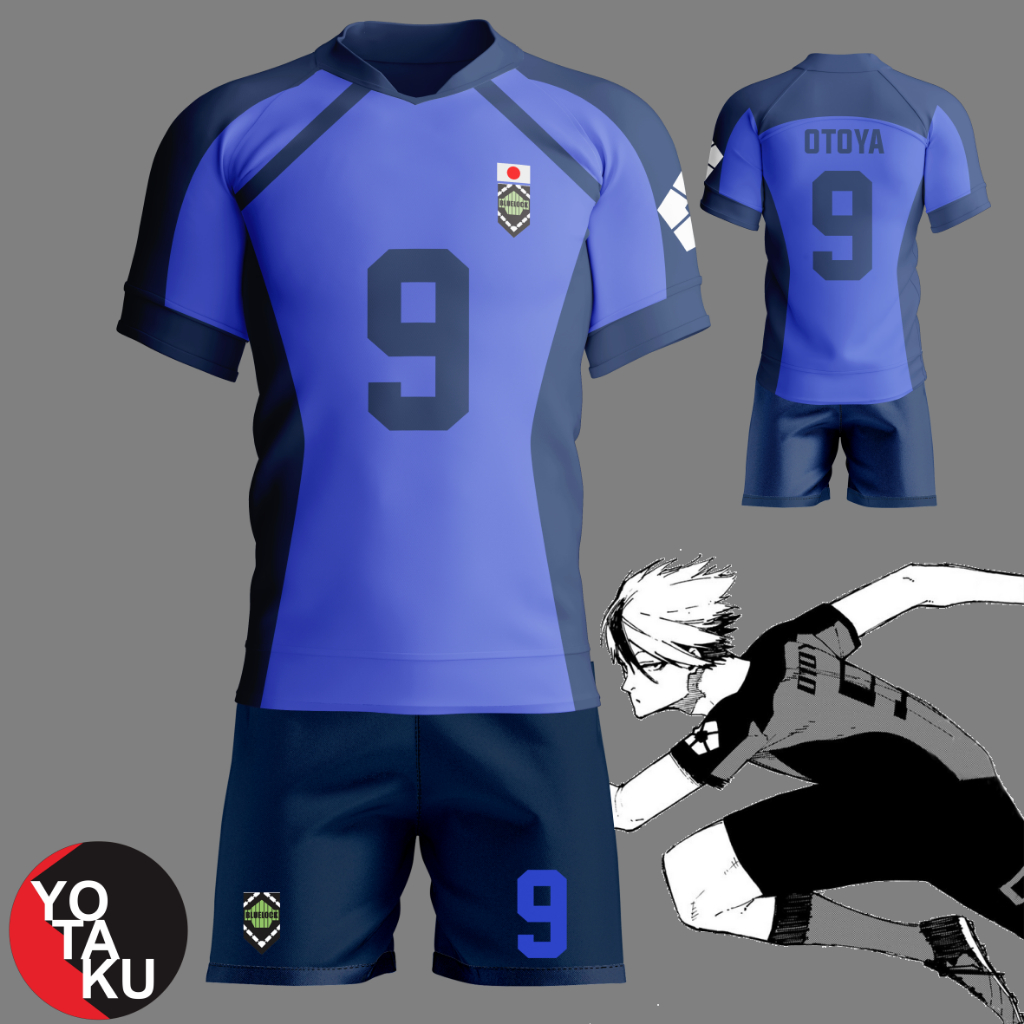 Jual Jersey Anime Cosplay Blue Lock Eita Otoya Team Eleven Team 11 Full ...