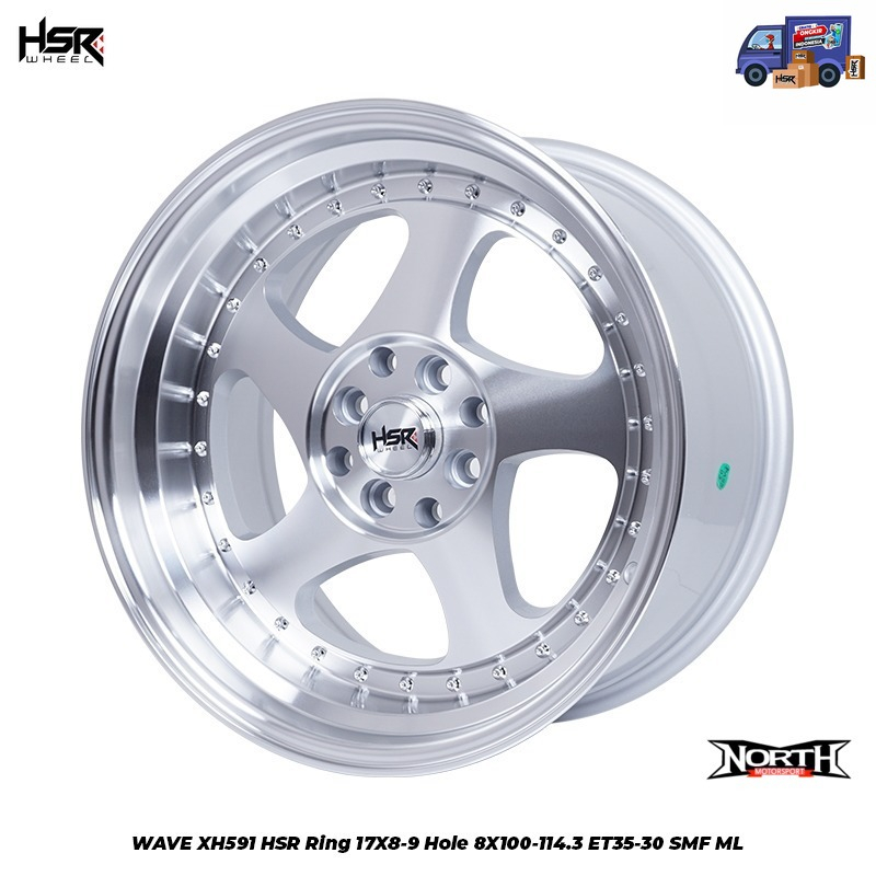 Jual Velg Celong Ring 17 Hsr WAVE XH591 HSR Lebar 8/9 Velg Mobil Jazz Vios Yaris City Avanza ...