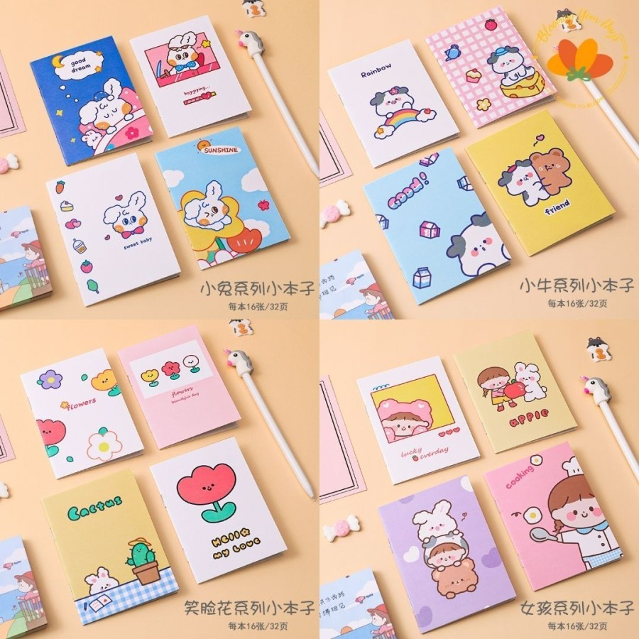 Jual FLASH SALE Note Book Mini Buku Tulis Memo Kecil Lucu Notes ...