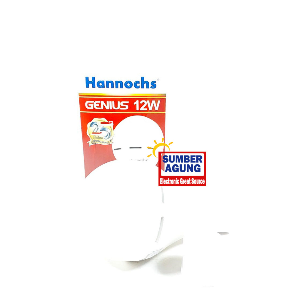 Jual Hannochs Lampu Genius 12W Magic Lamp AC DC 12 Watt Emergency Bulb ...