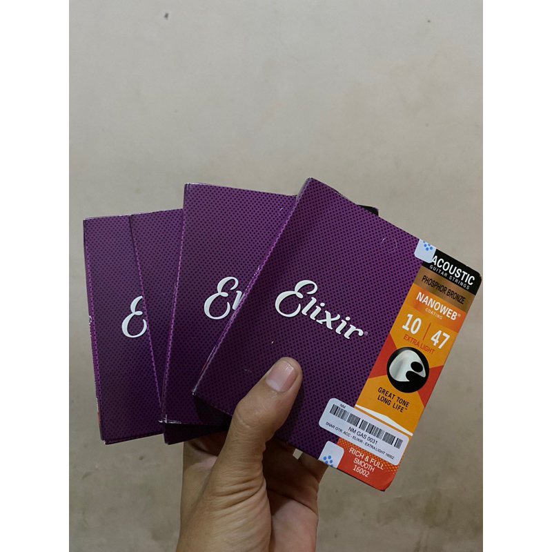 Jual Satuan Original Senar Gitar Elixir Akustik Barcode USA | Shopee ...