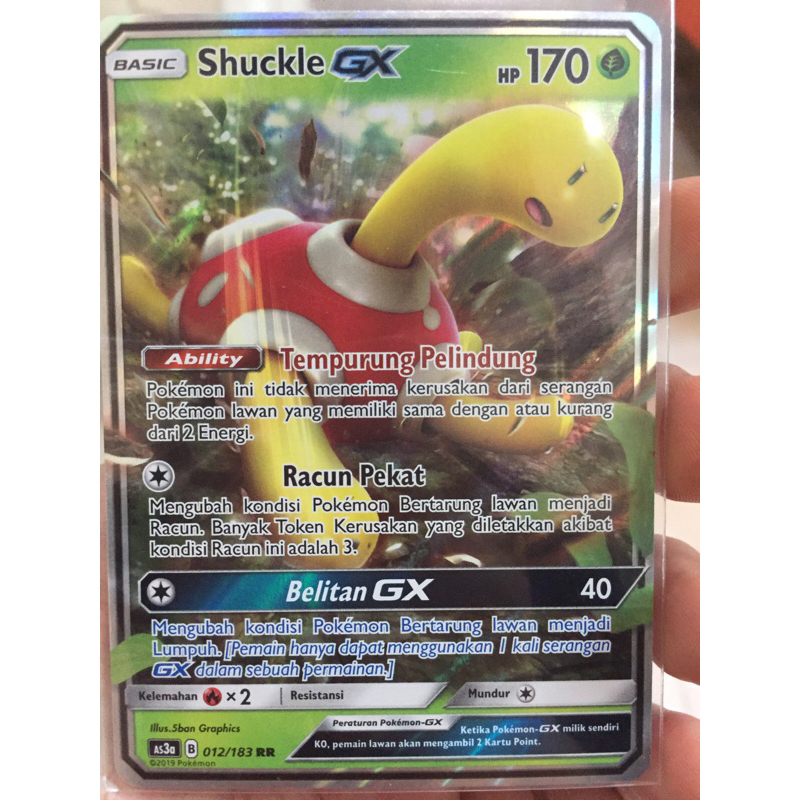 Jual KARTU POKEMON SHUCKLE GX RR INDONESIA HOLO | Shopee Indonesia